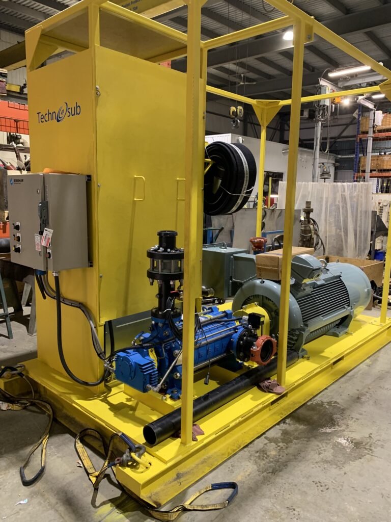 Mobile pumping system - Project - Technosub